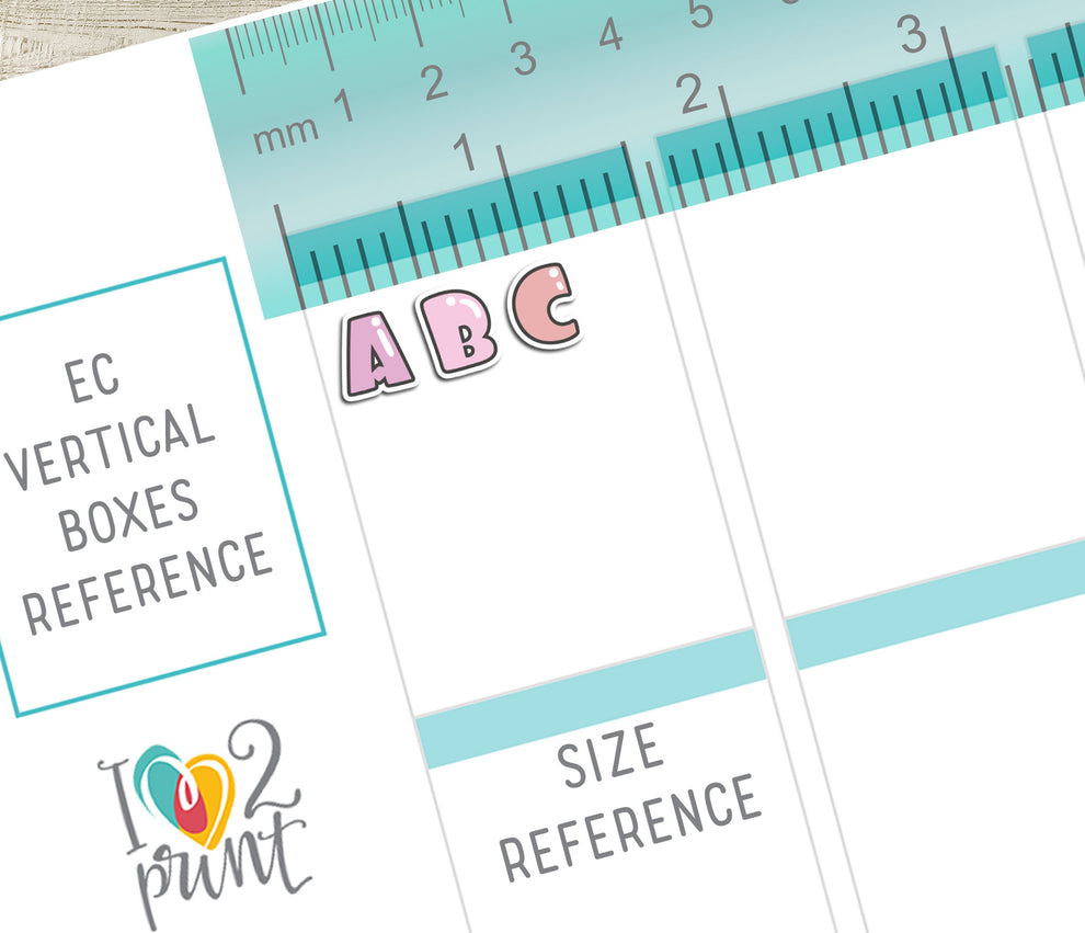 Printable Bubble Font Alphabet Planner Stickers - PDF & Cut Files ...